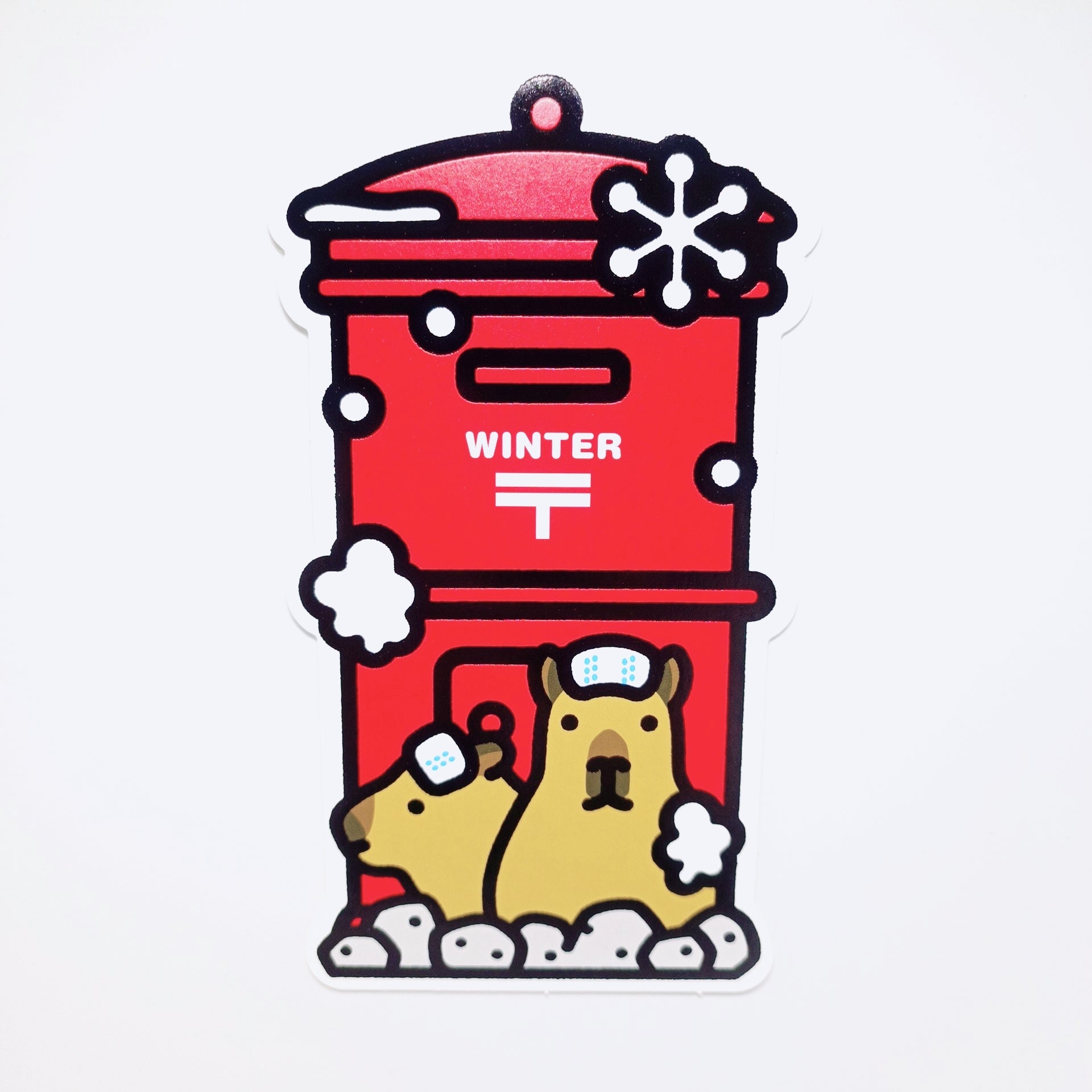 Japan Post Winter Capybara Postcard – Rainbowholic Shop