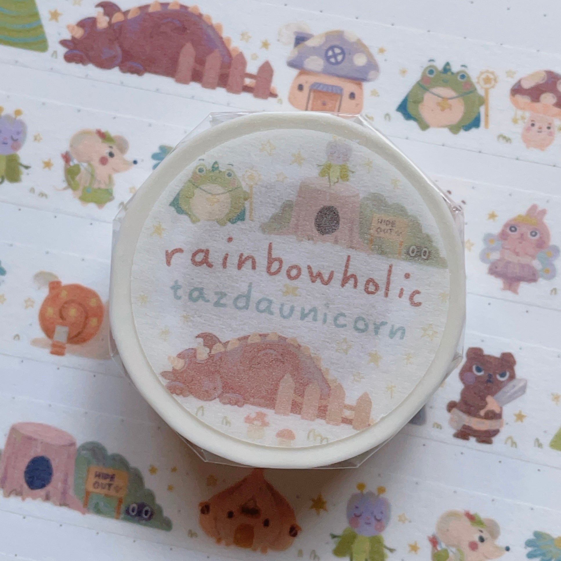 (MT088) Original Rainbowholic x Tazdaunicorn Fairy Tale Worlds Washi T – Rainbowholic Shop
