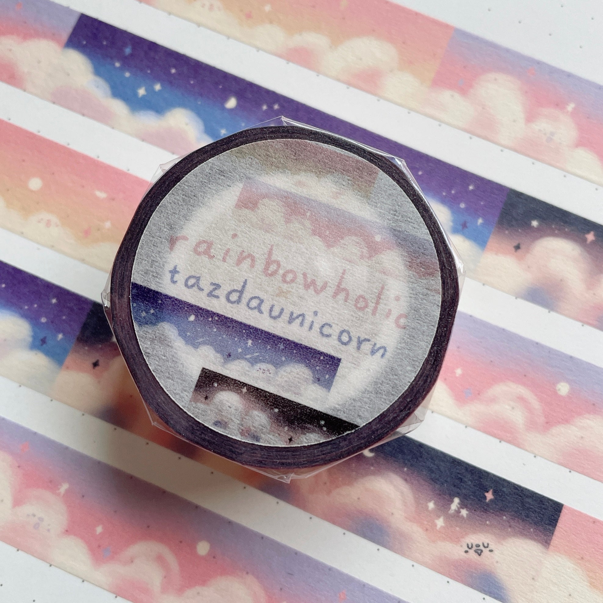 (MT068) Original Rainbowholic x Tazdaunicorn Beautiful Scenery Washi T – Rainbowholic Shop