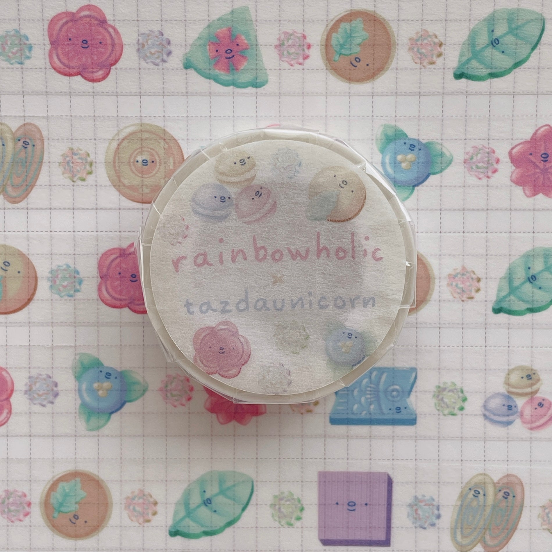 (MT059) Original Rainbowholic x Tazdaunicorn Japanese Sweets Washi Tap – Rainbowholic Shop
