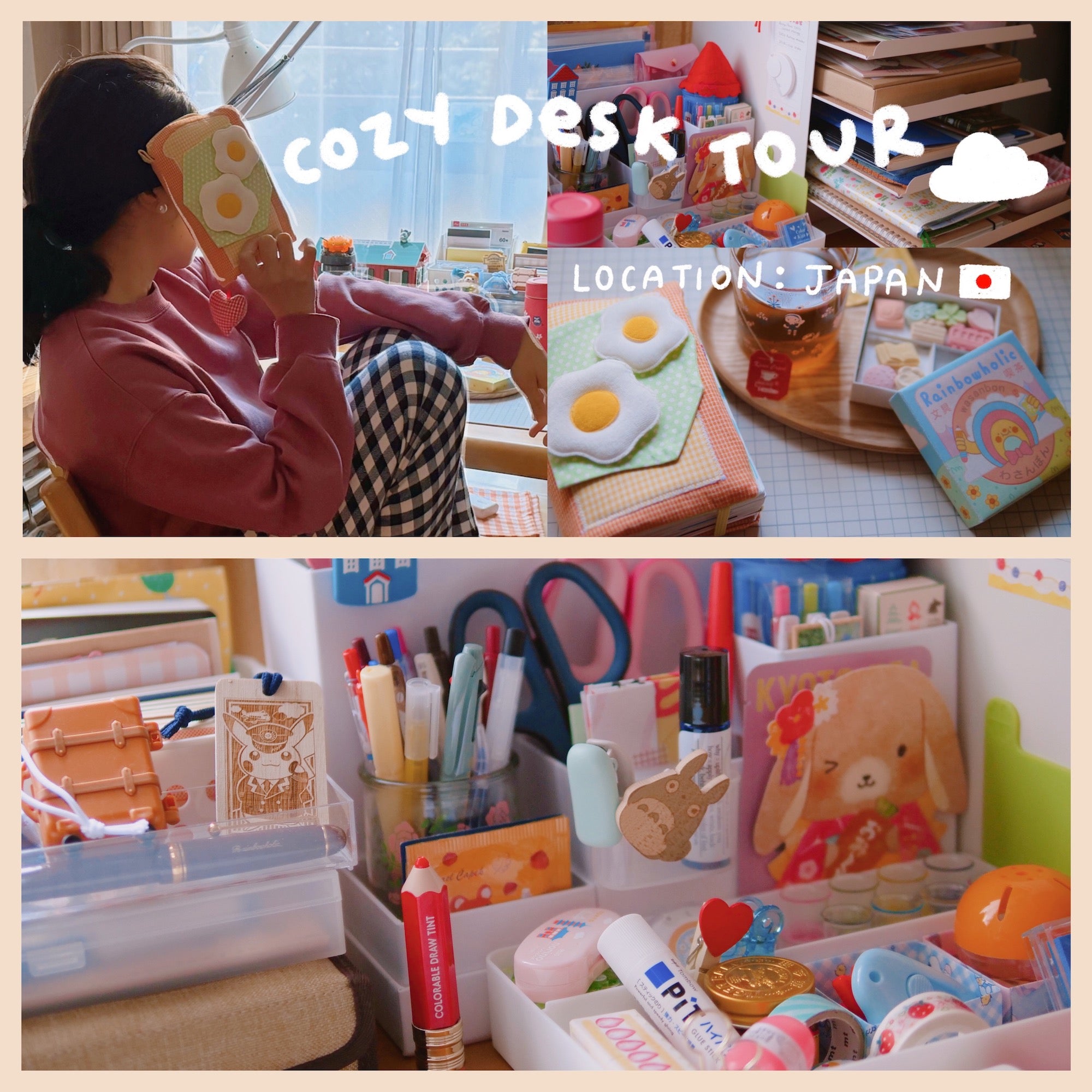 [IDEA 💡 ] Cozy Desk Tour YouTube Video – Rainbowholic Shop