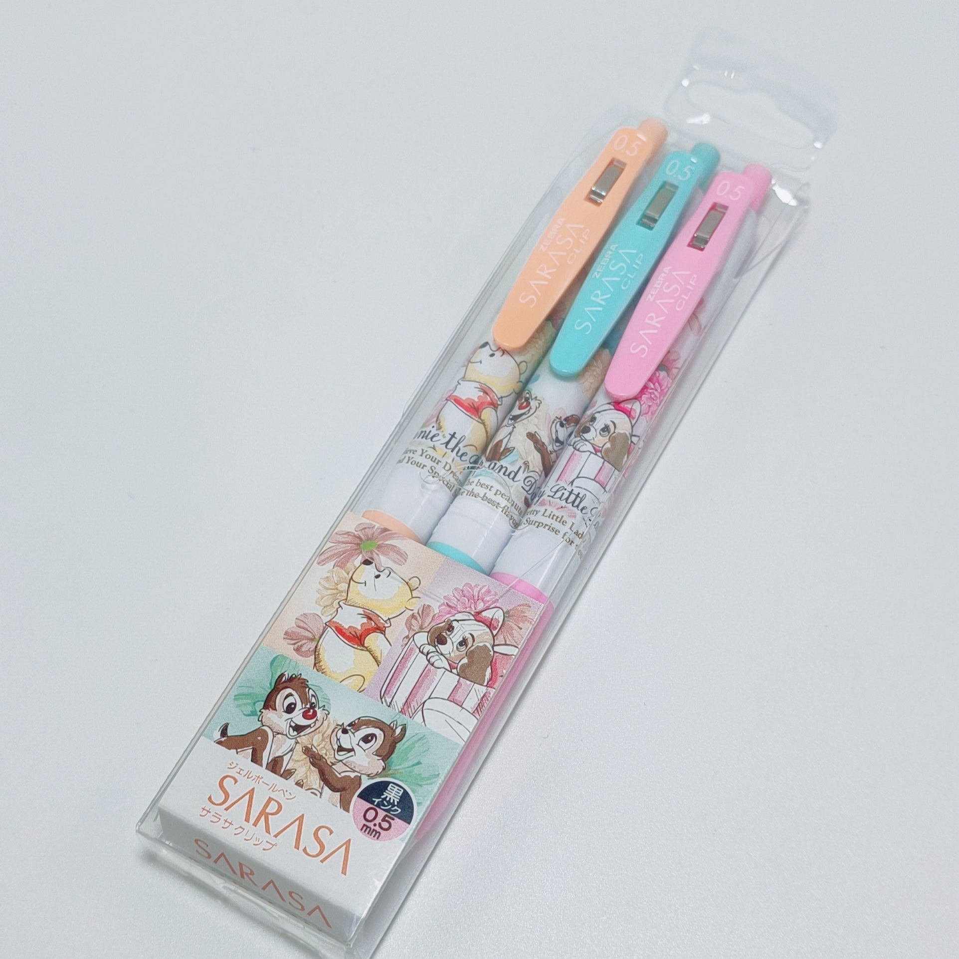 [Limited] SARASA Disney Pen Set (3pcs. Winnie the Pooh, Pretty Little ...
