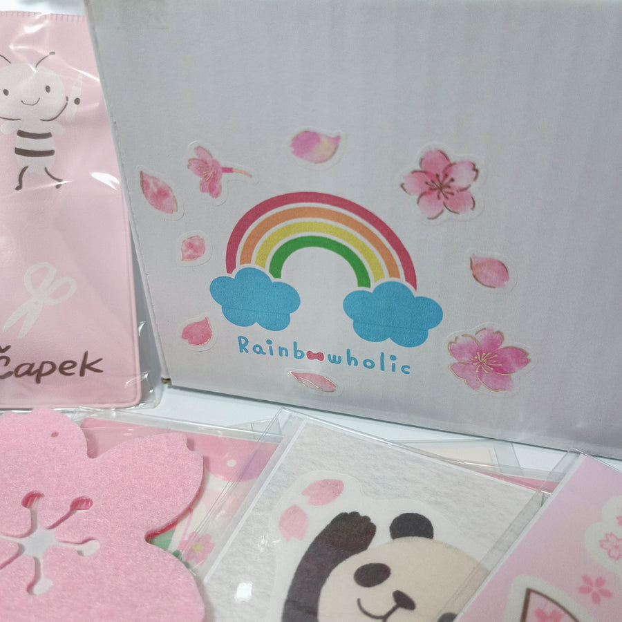 🌸Limited Edition🌸 Premium Sakura Stationery Box 2025 – Rainbowholic Shop