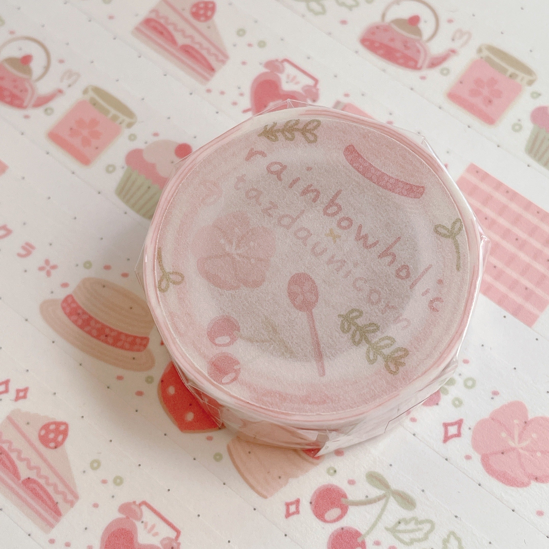 (MT054) Original Rainbowholic x Tazdaunicorn SAKURA Cottagecore Washi – Rainbowholic Shop